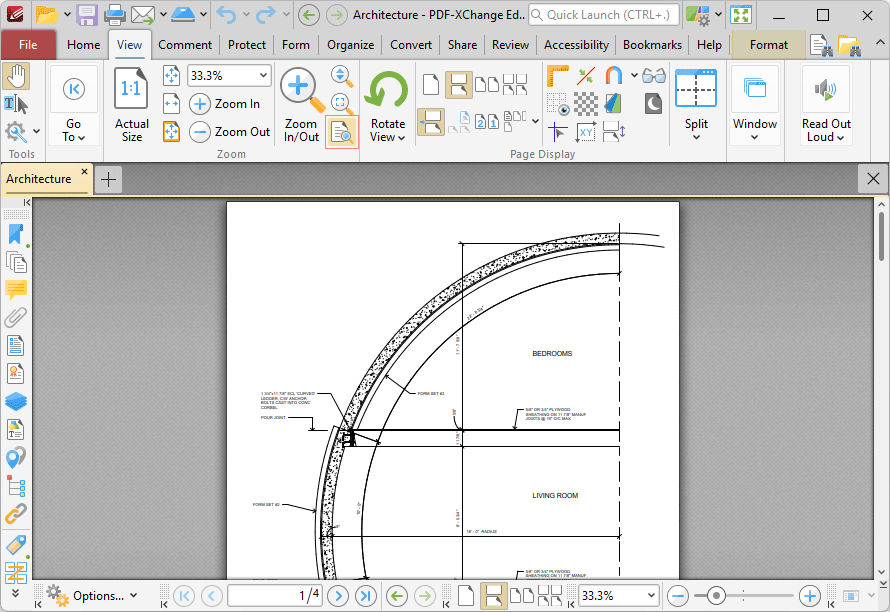 Tabs Guide > View Tab > Pan and Zoom