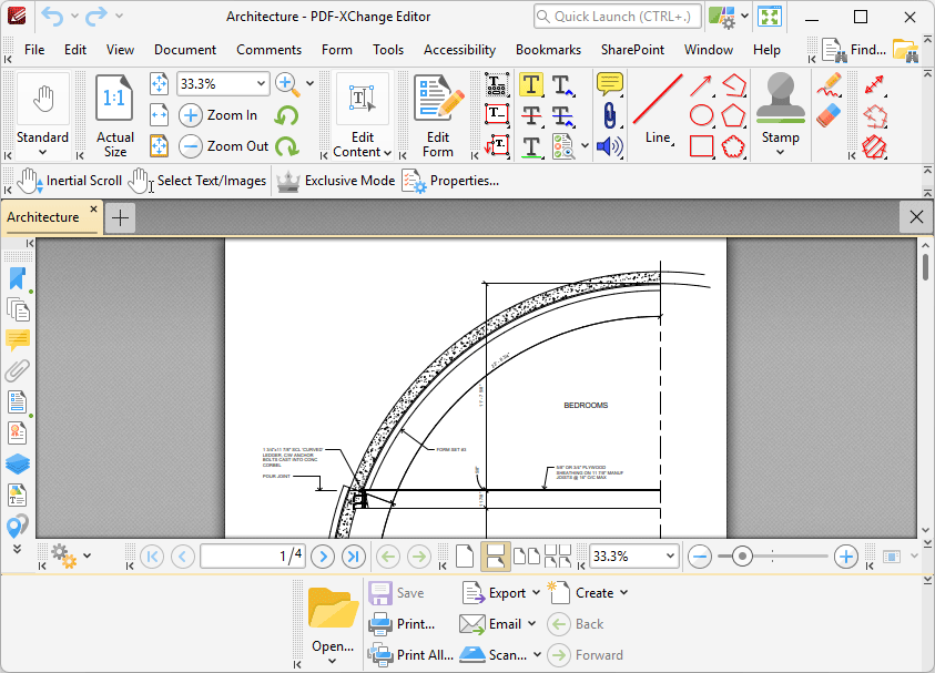 Tabs Guide > View > Toolbars
