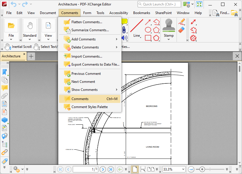 Tabs Guide > Comments > Comments