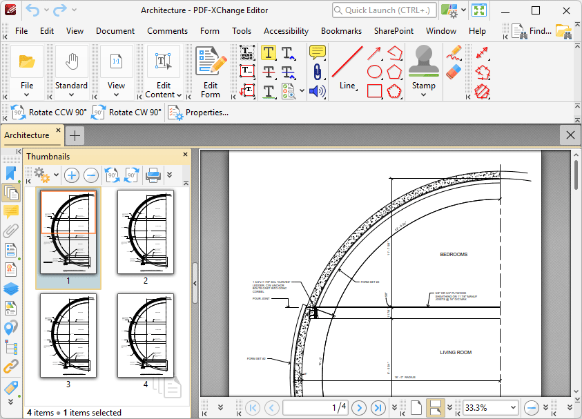 Tabs Guide > View > Thumbnails