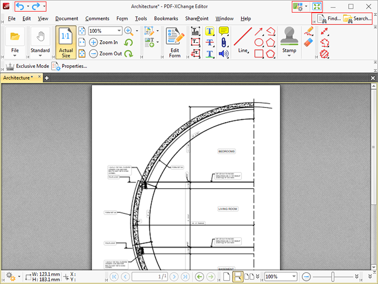 Tabs Guide > View > Toolbars > Other Toolbars
