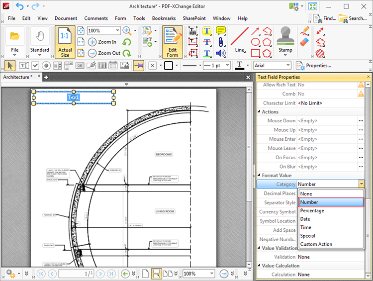 Tabs Guide View Toolbars Form Toolbar Add Text Fields To Documents