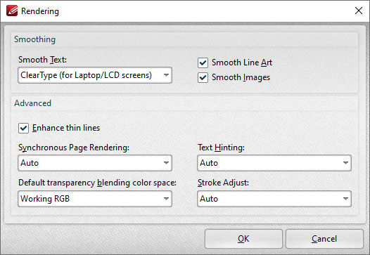 Tabs Guide > Edit > Preferences > Page Display