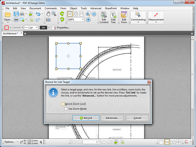 PDF-XChange Editor Plus User Manual > Tabs Guide > Tools > Link Tools PDF-XChange Editor Plus User Manual > Tabs Guide > Tools > Link Tools