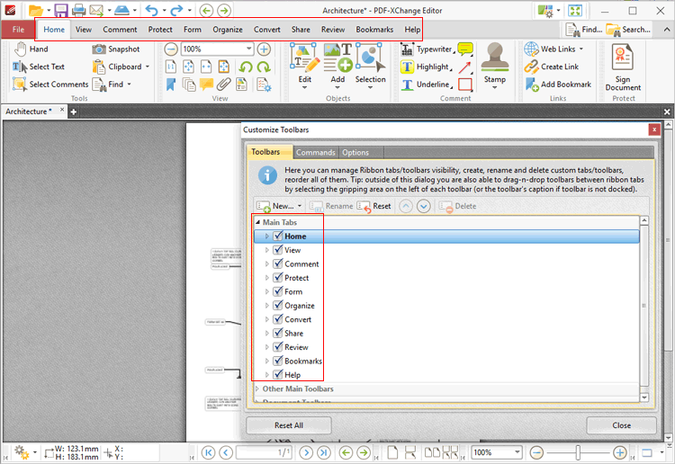 PDF-XChange Editor Plus V7 User Manual > Tabs Guide > Help Tab ...