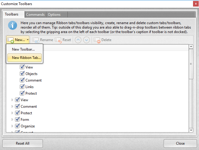 PDF-XChange Editor Plus V7 User Manual > Tabs Guide > Help Tab ...