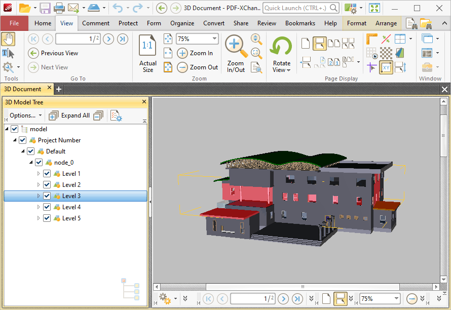 Pdf Xchange Editor Plus V8 User Manual Tabs Guide View Tab