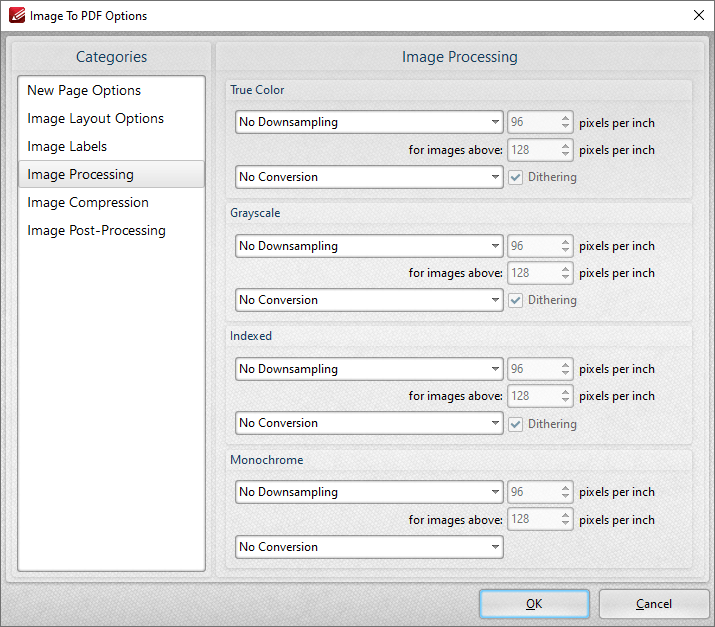 PDF-XChange Editor Plus V8 User Manual > Tabs Guide > File Tab > New Document > From Image File(s)