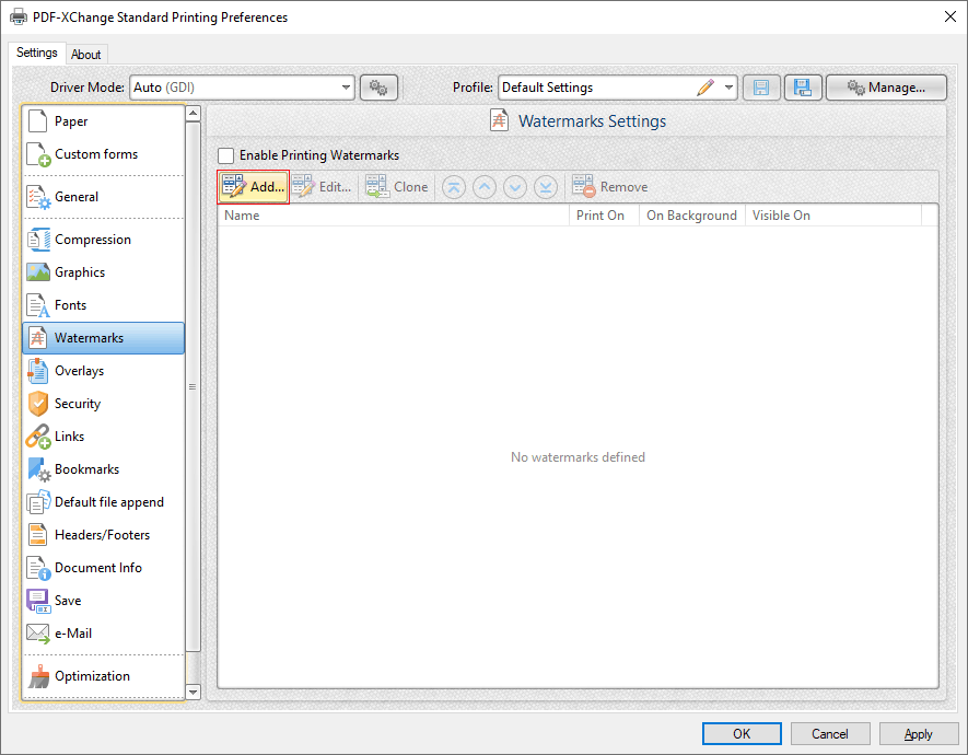 PDF-XChange Standard V8 User Manual > Printer Settings > Macros > Environment Variable