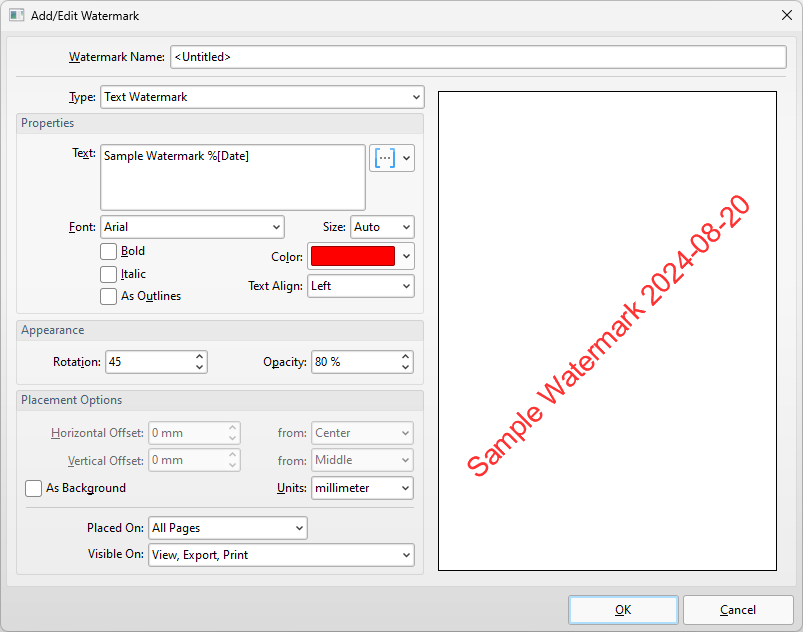 PDF-XChange Printer Standard V10 User Manual > PDF-XChange Printer Standard Printer Settings ...