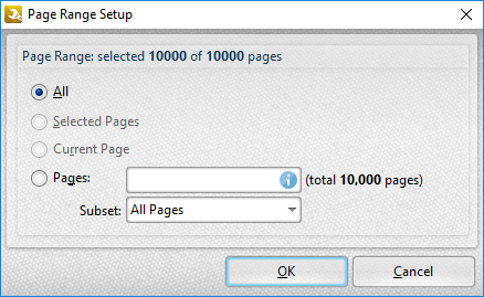 Appendix > Page Range Options