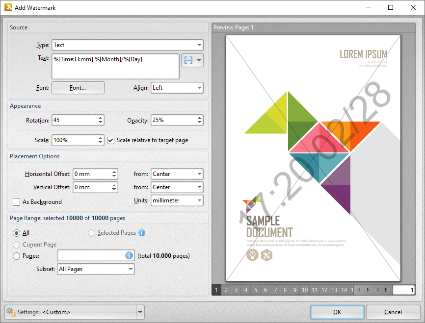 PDF-XChange Editor V8 User Manual > Appendix > Macros > Month